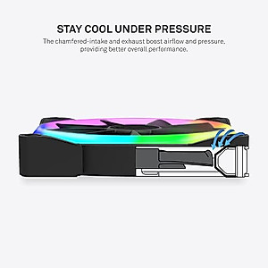 NZXT AER RGB 2-120mm - HF-2812C-TB - Advanced Lighting Customizations - Winglet Tips - Fluid Dynamic Bearing - LED RGB PWM Fan - Triple Fans (Lighting Controller INCLUDED) - Black