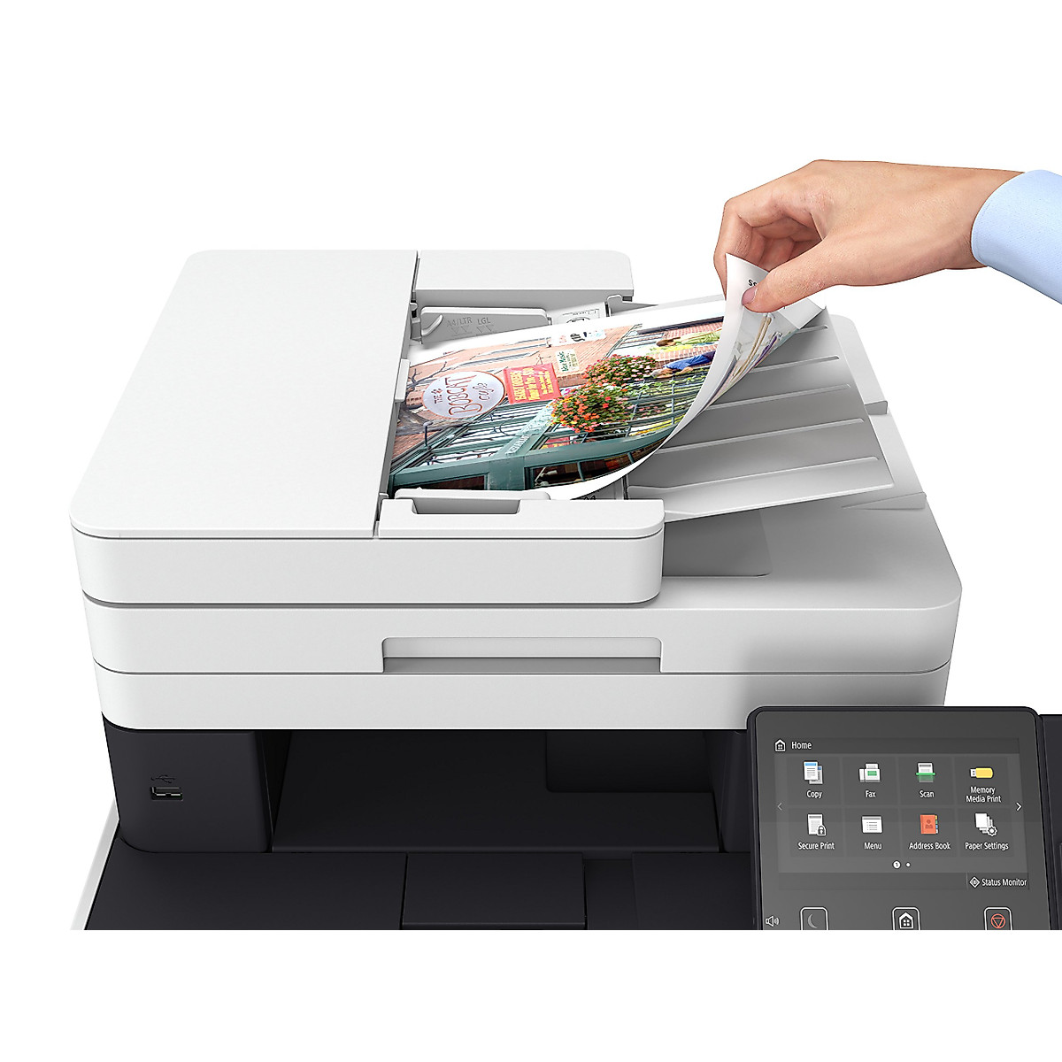 Canon Color imageCLASS MF733Cdw - All in One, Wireless, Duplex Laser Printer (Comes with 3 Year Limited Warranty), Amazon Dash Replenishment Ready, white