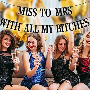 Miss to Mrs Banner, Bride to Be, Just Married, Engagement, Wedding, Bachelorette Party Decorations