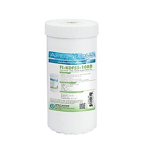 APEC Water US Made Whole House Heavy Metals Removal KDF55 / GAC Carbon Filter 4.5" x 10" (FI-KDF55-10BB)