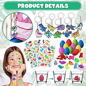 DMIGHT Dinosaur Party Favors, Dinosaur Birthday Party Supplies, Dinosaur Goodie Bags for Kids Birthday, Dino Gifts Bags Fillers Stuffers, Dinosaur Themed Party Toys