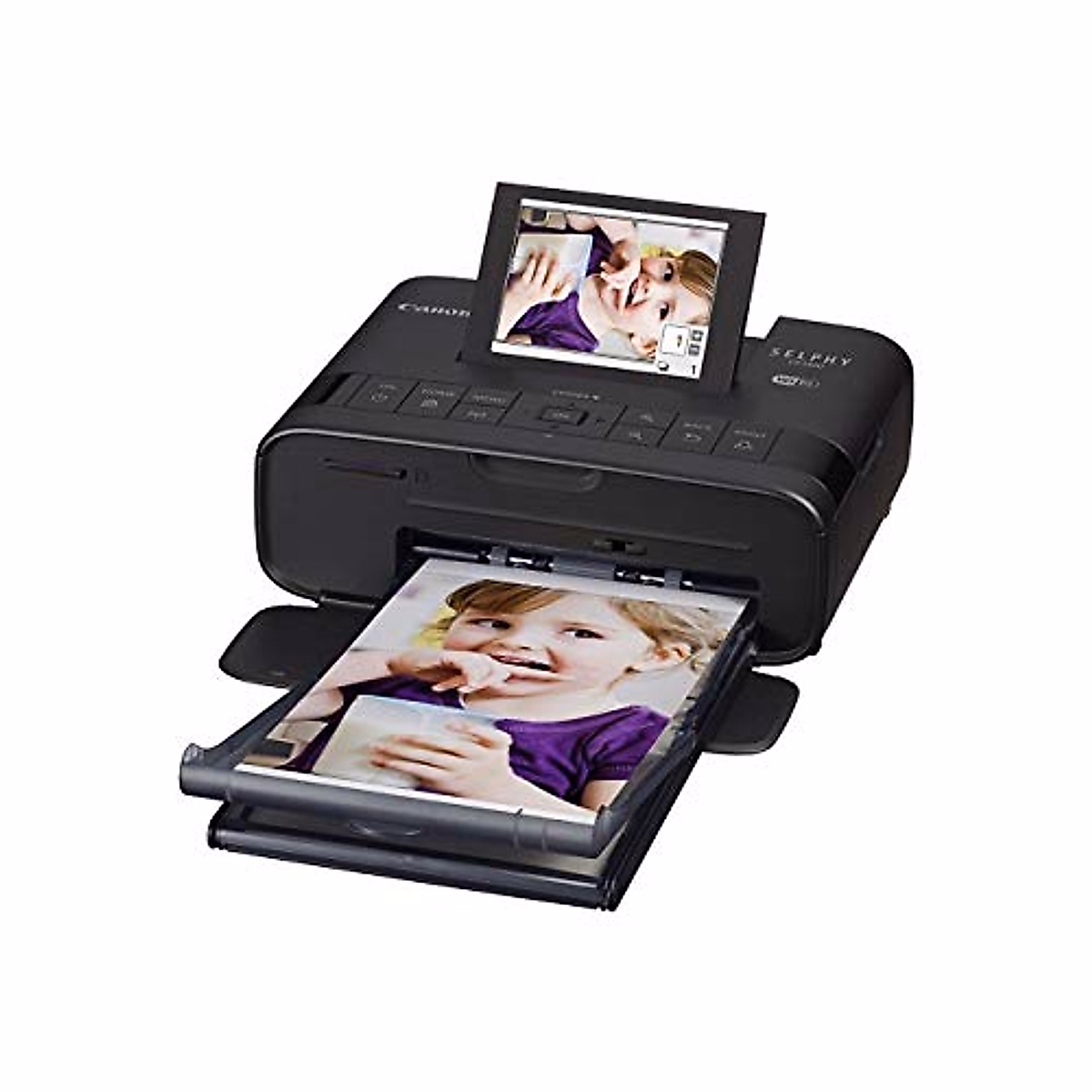 Canon Selphy CP1300 Wireless Compact Photo Printer with AirPrint and Mopria Device Printing, Black (2234C001)