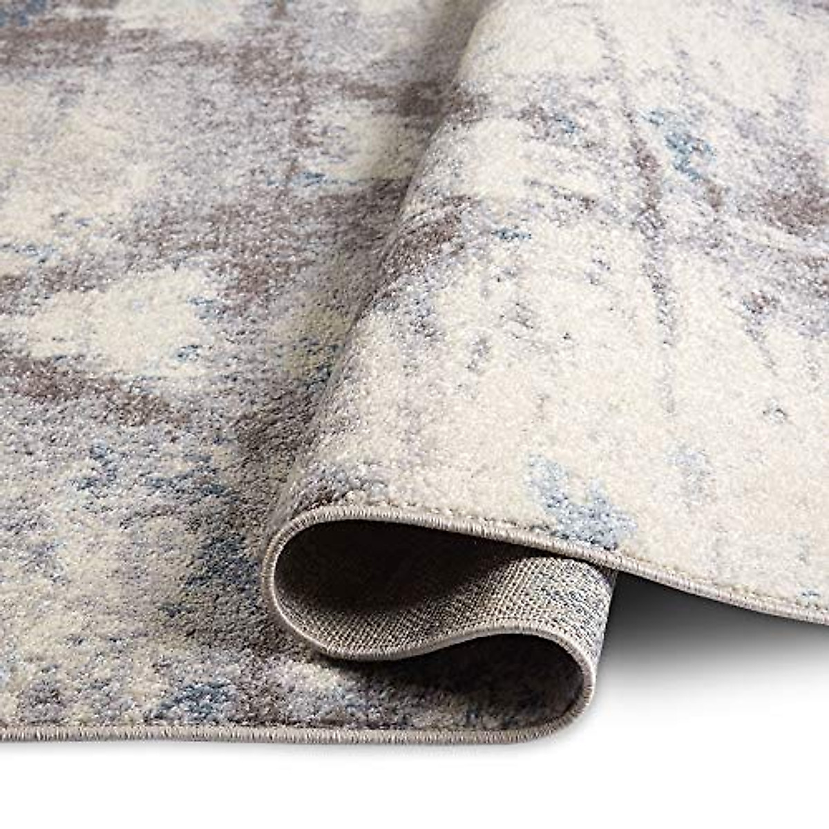 Home Dynamix Venice Cameo Contemporary Modern Abstract Area Rug 5'3"x7'3" Gray Blue