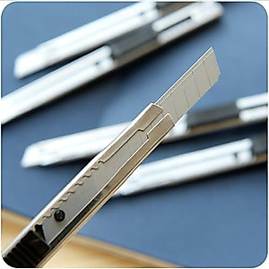 Stainless steel utility knife, metal paper cutter, thickened blade, small carving knife, dismantling express knife, wallpaper knife