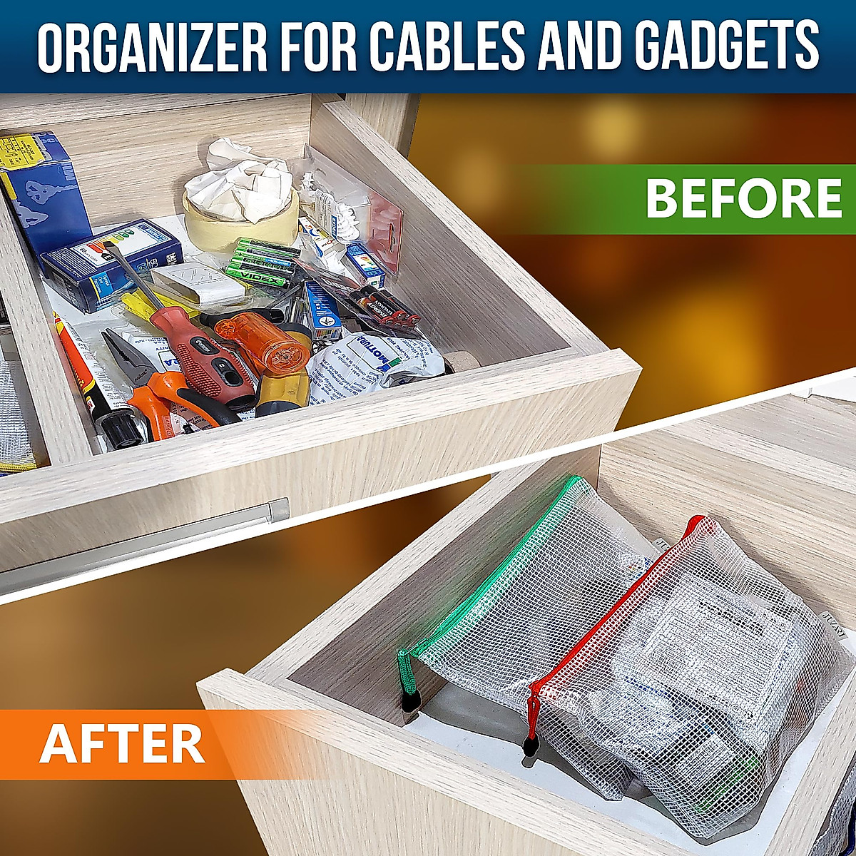 5 Pack Mesh Zipper Pouch Bags A5-9.5x7.1 in Plastic Zipper Pouches for Organizing Mesh Pouch with Zippers Bags for Organizing Meshed Zippered Bag Office Supplies Travel Accessories Receipts Makeup