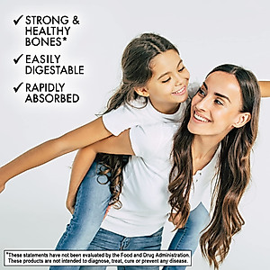 Bluebonnet Nutrition Liquid Calcium Citrate Calcium Citrate, Magnesium Citrate, Vitamin D3, Bone Health, Gluten Free, Soy Free, Milk Free, Kosher, 32 Servings, Strawberry Flavor, 16 Fl Oz (Pack of 1)