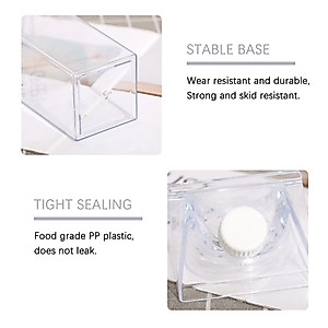 Vyooxcy 2 Pack Milk Carton Water Bottle, 17oz Clear Square Portable Bottle, Cute for Homemade Cold Drinks or Sports Travel Camping Activities in Summer