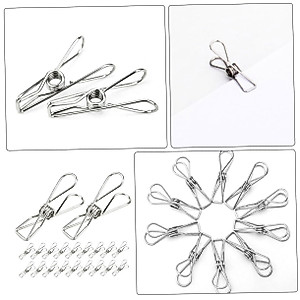 SEWACC Sturdy Metal Chip Bag Clips Snack Bag Clips Food Clips Food Bag Clips Kitchen Bag Clips Chip Clips