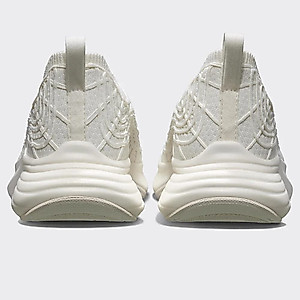 APL: Athletic Propulsion Labs Women's Techloom Zipline Sneakers, Ivory/Ivory/Black, 10.5