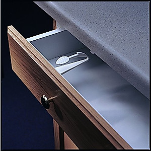 KidCo Adhesive Mount Cabinet/Drawer Lock - White