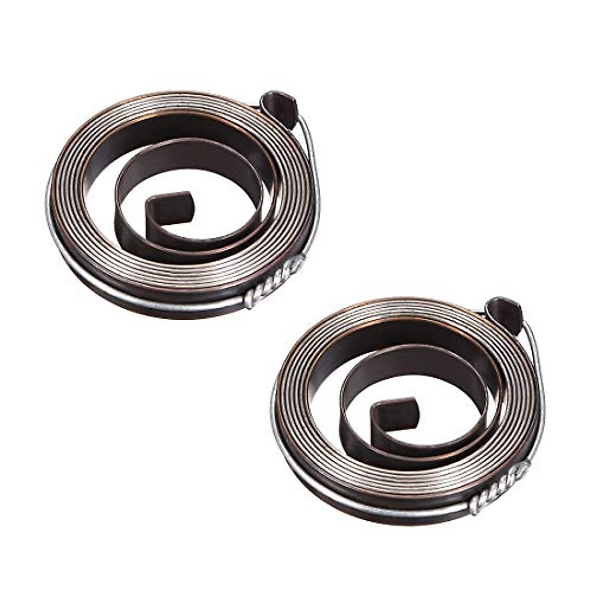 uxcell Drill Press Return Spring, Quill Spring Feed Return Coil Spring Assembly, 3.3Ft Long, 40 x 8 x 0.8mm 2PCS