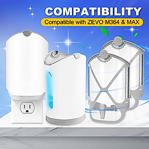 KeeTidy Refill Cartridges Compatible with ZEVO M364 M364A, Trap Device Refills Replacement, 8 Pack