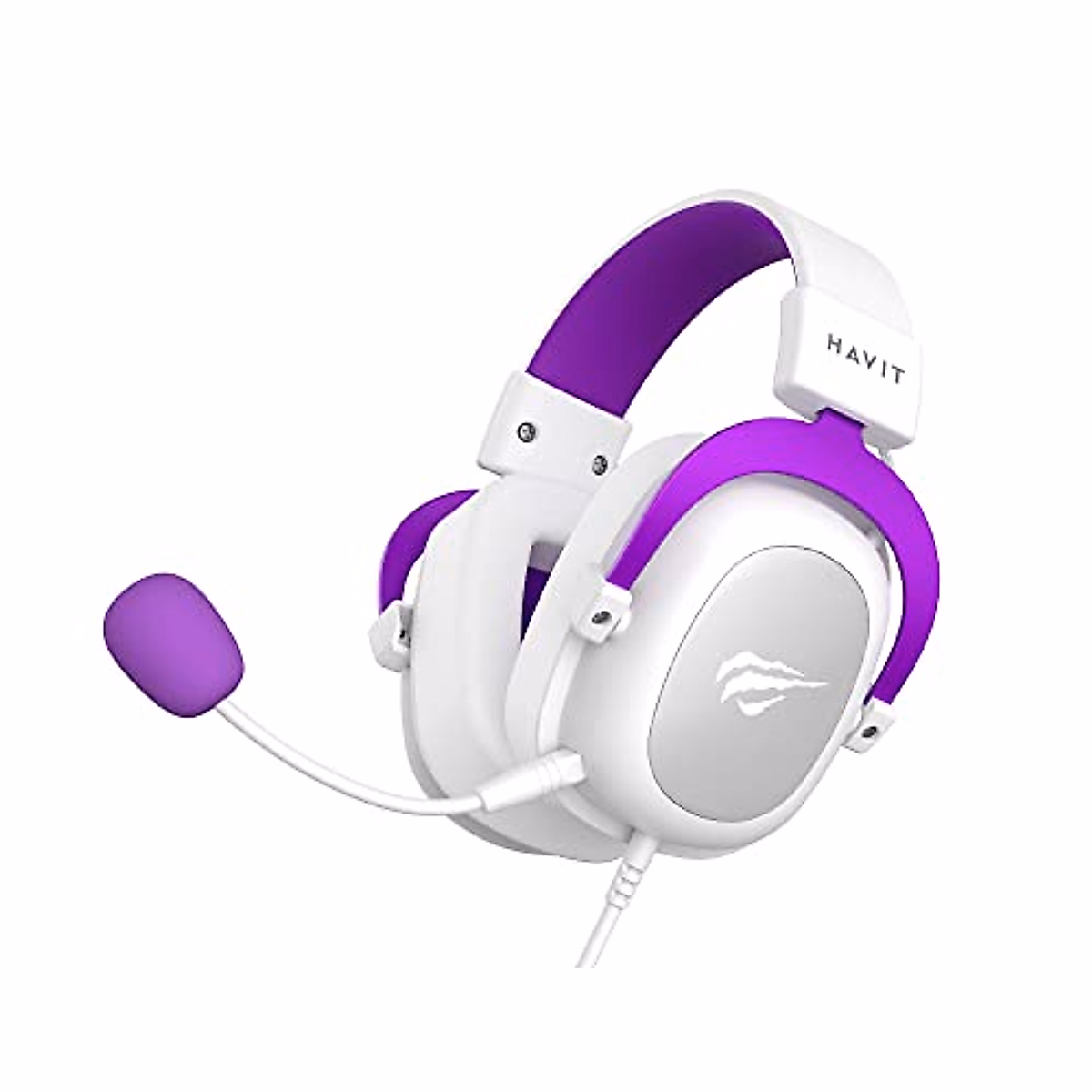 Havit H2002d Gaming Headsets for PS4,PC, 50MM Drivers Surround Sound PS5 Headset with Mic Gaming Headphones with Mic Durable Aluminum Frame