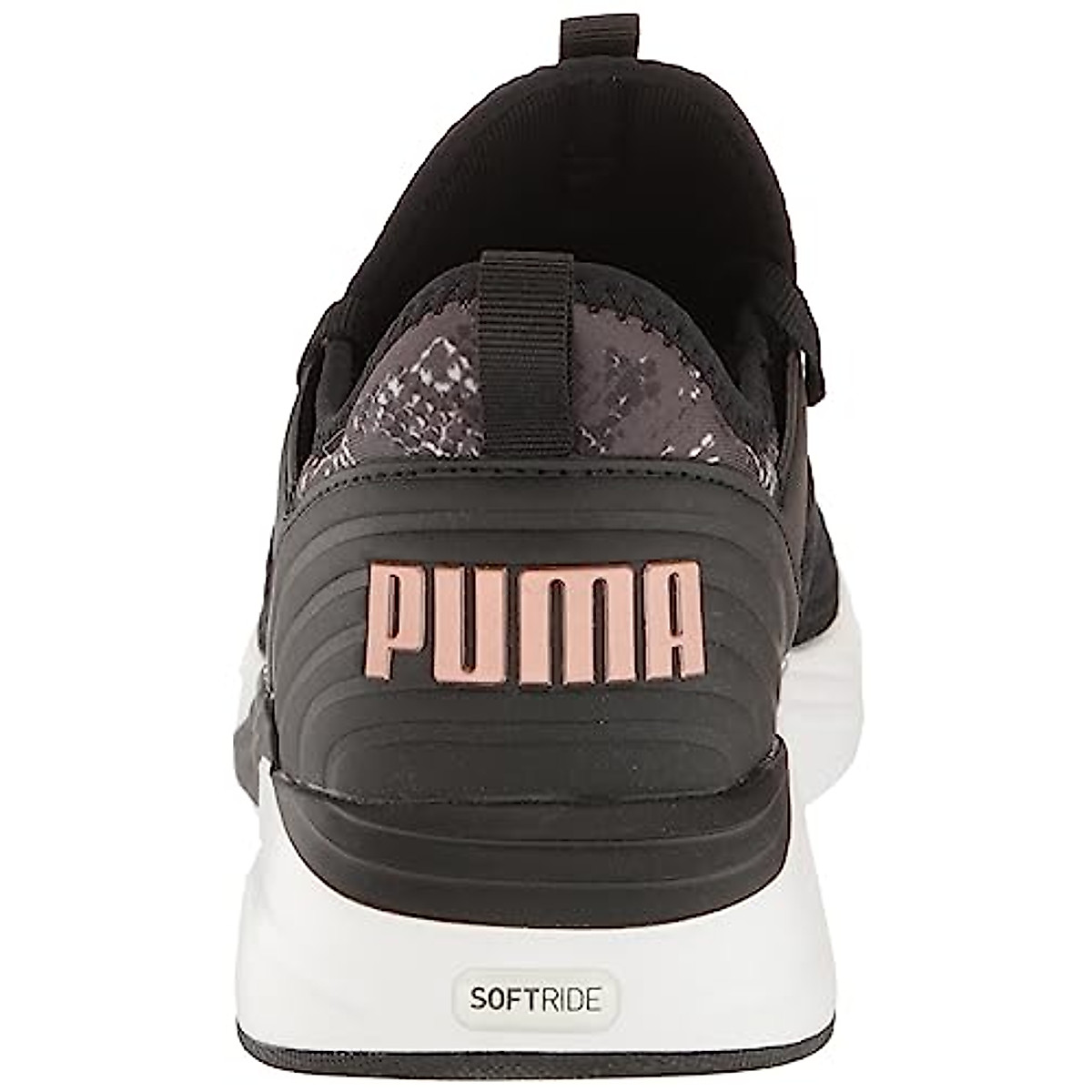 PUMA Women's SOFTRIDE RUBY LUXE Sneaker, Puma Black-Pristine, 11