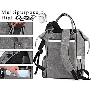 QZLKNIT Knitting Bag Backpack, Crochet Bag Organizer, Yarn Bag Organizer, Crochet Organizer Tote Bag, Yarn Organizer Tote Bag for Crochet Accessories (Bag Only)