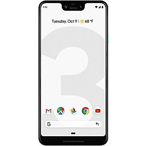 Google Pixel 3 XL 128GB Unlocked GSM & CDMA 4G LTE Android Phone w/ 12.2MP Rear & Dual 8MP Front Camera - Clearly White