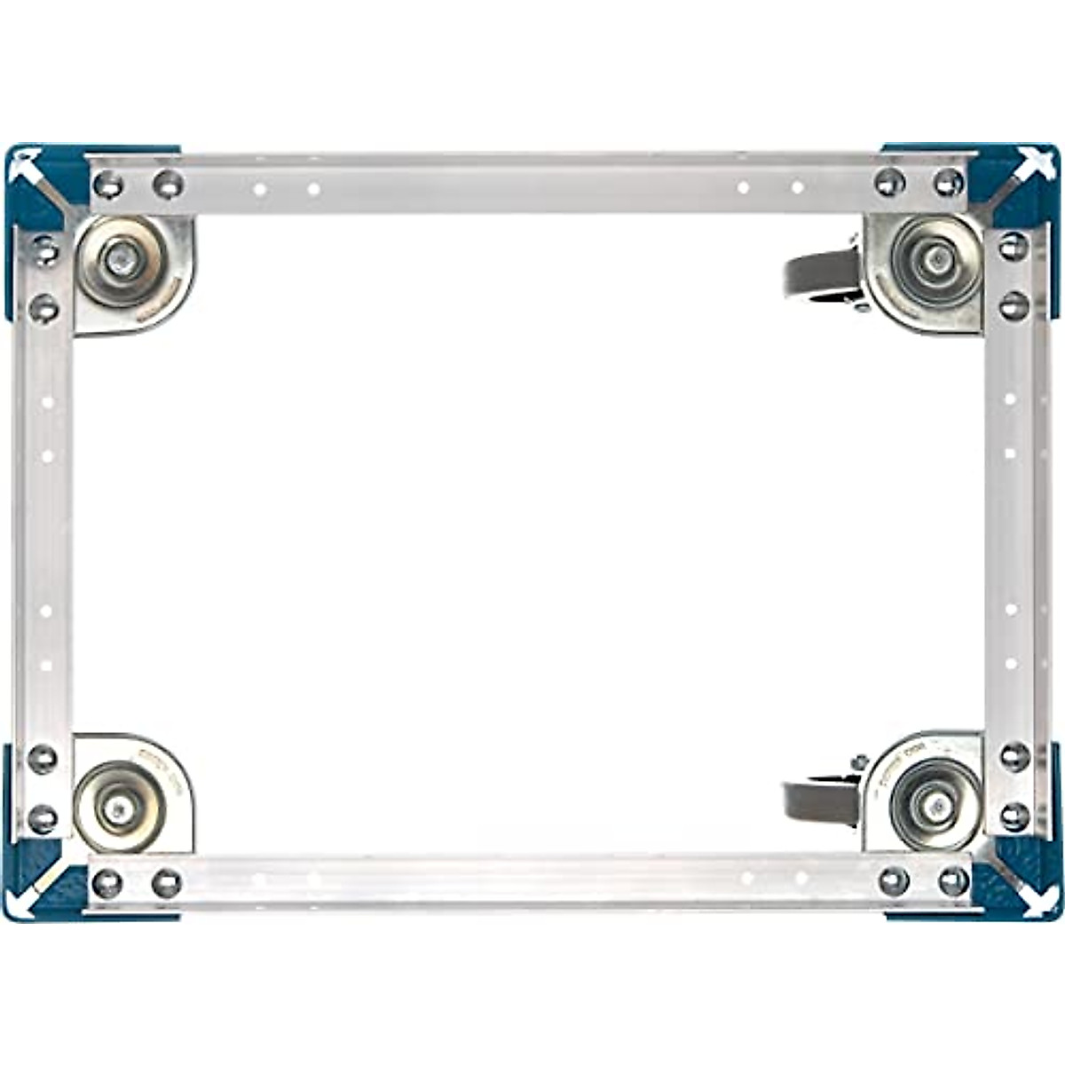 Carlisle FoodService Products Cateraide Dolly for Pc300N Pan Carriers with Reinforced Corners for Catering and Events, Aluminum, 23.75 X 17.38 Inches, Silver