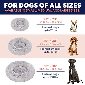 Premium Dog Beds for Large dogs and Medium dogs - Portable Dog Beds & Furniture - Dog Travel - Fits up to 25 lbs, (Small, Light Grey)