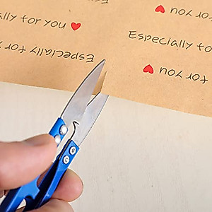 4 Inch Bonsai Pruning Scissors, Bud And Leaves Trimmer Yarn Thread Cutter Snips Trimming Supplies, Gardening Clippers Flower, thread snips, U-shaped sewing scissors, Sewing Scissors (3 Pcs)