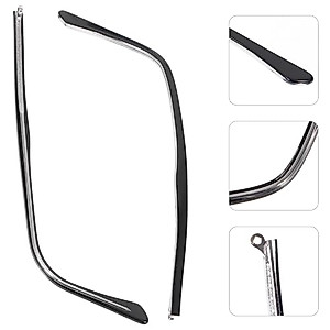 Hemobllo 1 Pair Eyeglass Replacement Arm, Fashion Metal Eyeglasses Arms Legs, Universal Glasses Arm Replacement Legs for Glasses, Sunglasses