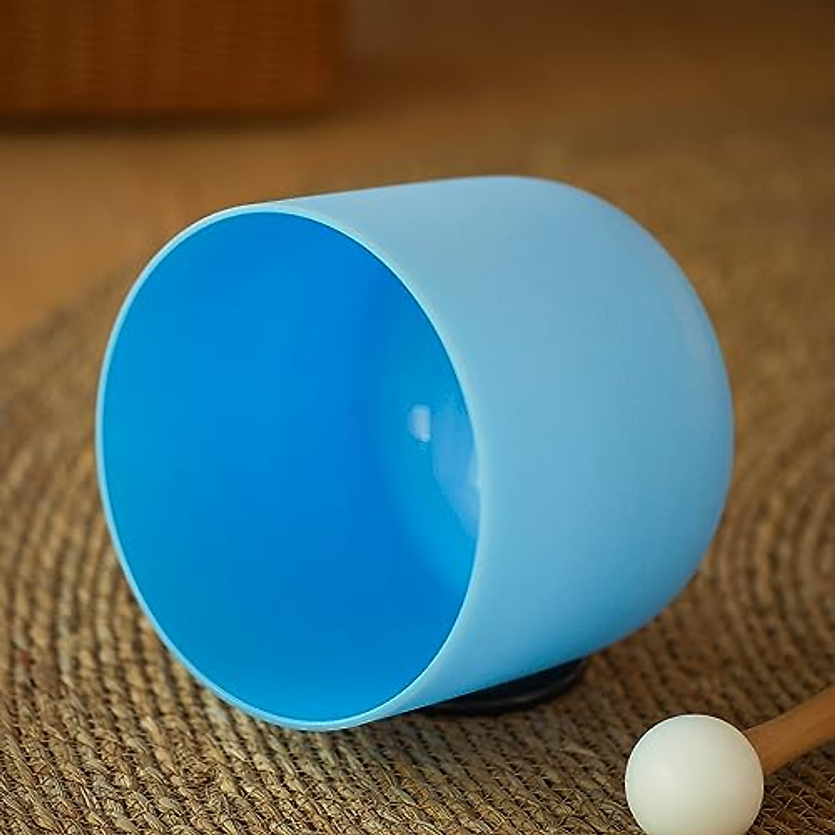 7-12 Inch Full Color Crystal Singing Bowls Set of 7 pcs for Yoga Sound Healing with 2 pcs Travel Carriers