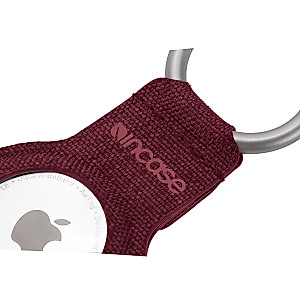 Incase Woolenx Key Clip for Airtag - Lightweight, Form-Fitting Apple Airtag Holder - Durable Airtag Keychain with Metal Quick Clip Key Ring (3.6 x 1.6 x 0.2 in) - Graphite