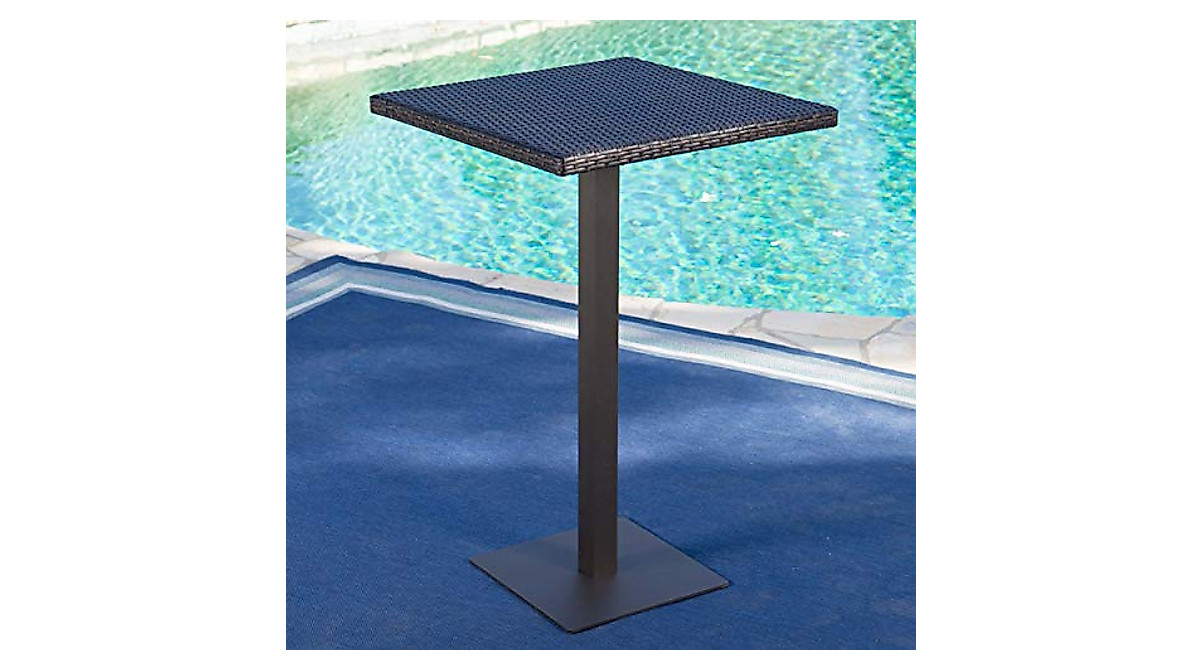 Christopher Knight Outdoor Wicker Bar Table - 26"
