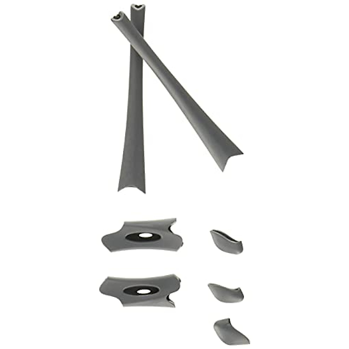 Oakley Flak Jacket Polarized Ear Sock and Nose Pad Accessory Kit, Slate, One Size