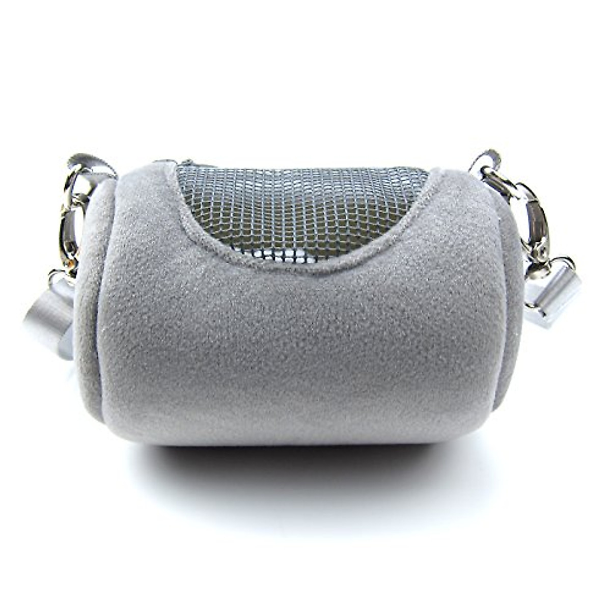 Alfie Pet - Sutton Travel Carrier Vacation House for Small Animals Like Dwarf Hamster and Mouse - Color: Grey