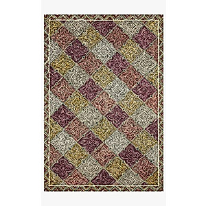 Loloi II Spectrum Collection SPE-03 Charcoal / Multi, Contemporary 2'-0" x 5'-0" Accent Rug