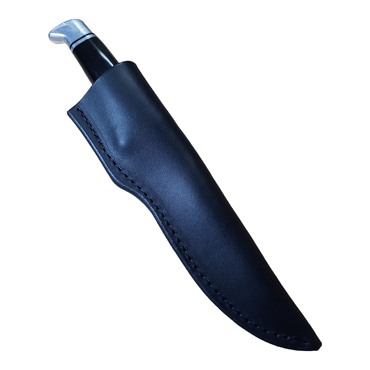 Custom Knife Sheath for Buck 105 Knife, Premium Leather Fixed Blade Knife Holder, Black