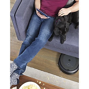 iRobot Roomba i4+ EVO (4552) Robot Vacuum with Automatic Dirt Disposal - Empties Itself for up to 60 Days, Wi-Fi Connected Mapping, Compatible with Alexa, Ideal for Pet Hair, Carpets