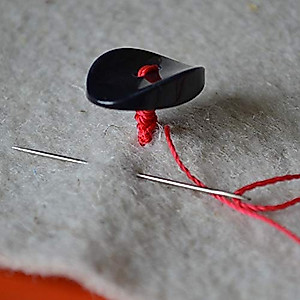 20 pcs. Large Eye Hand Sewing Needles - 1.5 inch Long in Needle Storage Tube with Needle Threader