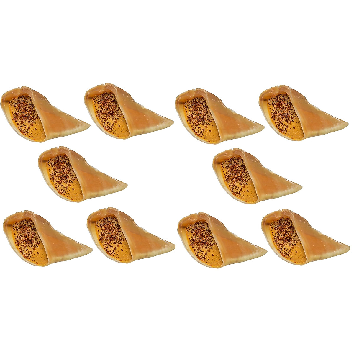 MPP Dog Dental Chew Filled Cow Hooves All Natural Healthy Bacon and Cheese Flavored (1 Hoof)