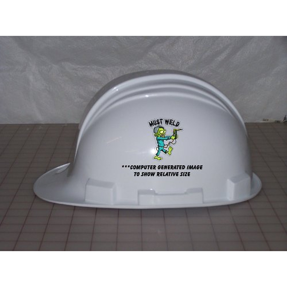 3 - Must Weld Zombie Welder Hard Hat/Helmet Stickers H232