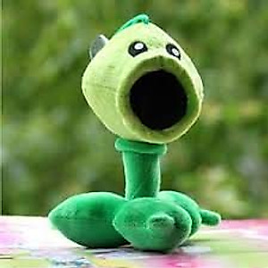 Plants Plush vs Blue Pea Plush Figure Toys, Shooter Plush Birthday, Hallowen Zombies Pea Decor Plush Valentinas, Christmas, Super Gift (Green Peashooter)