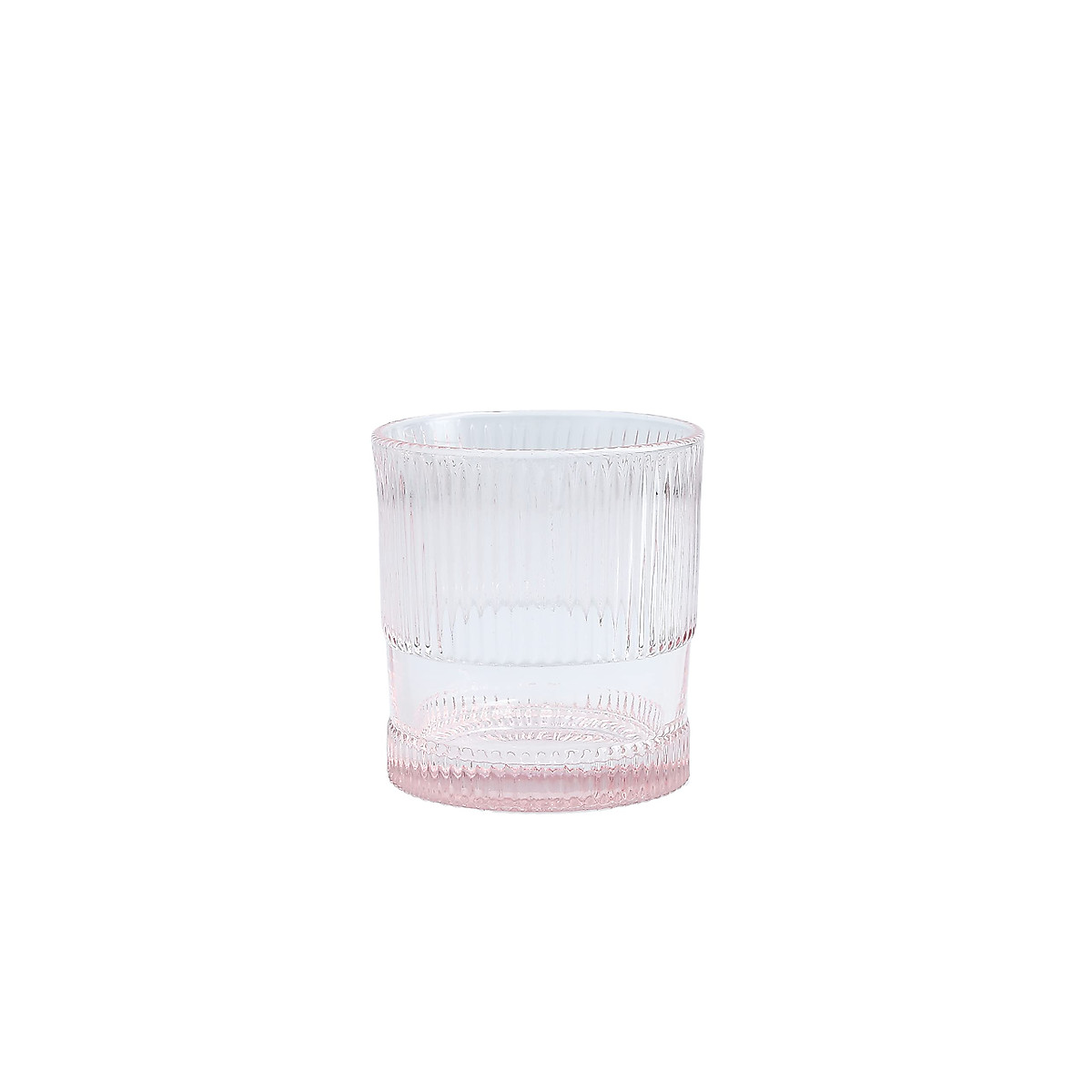 Fortessa NoHo Collection Set of 4 Cocktail Glass, 4 Count (Pack of 1), Pink