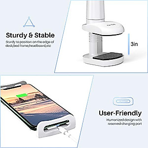 Tryone Gooseneck Tablet Holder Stand for Bed Adjustable Flexible Arm Tablets Mount Clamp on Table Compatible with iPad Air Mini | Galaxy Tabs | Kindle Fire | Switch or Other 4.7-10.5" Devices