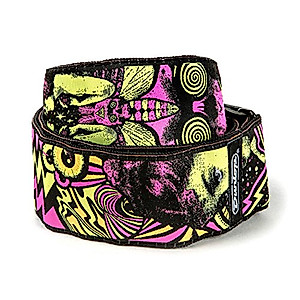 Jim Dunlop I Love Dust Orange Smoking Moon Guitar Strap (ILD06)