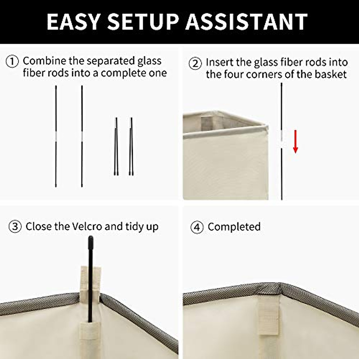 ZERO JET LAG 90L Large Slim Rolling On Wheels Laundry Hamper Basket Tall Dirty Clothes Hamper Clothes Storage Basket Standable Corner Handy Bin Hamper Basket 12x16x26" (Beige)