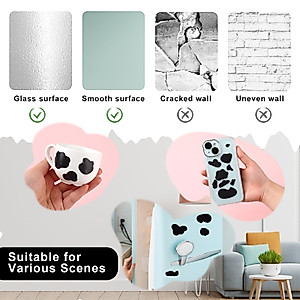 Thinp 340 Pcs Cow Print Stickers,Waterproof Cow Print Vinyl Self-Adhesive Black Vinyl Cow Print Wall Peel and Stick Cow Print Decor Cow Print for Wall Cars Cups DIY Crafts Cow Theme Party Decor
