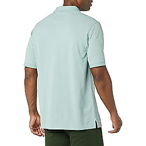 Amazon Essentials Disney | Marvel | Star Wars Men's Regular-Fit Cotton Pique Polo Shirt, Pack of 2, Star Wars Logo Ships, Medium