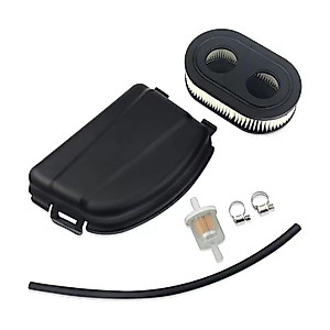 Generic Lawn Mower Air Filter 593260 Air Filter Cover 594106 595658 Air Cleaner ABS Cartridge Filter Kit, Replacement Parts for Briggs and Stratton 550ex 675exi 725exi Series and More