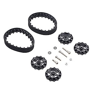 Pololu Corporation 22T TRACK SET - BLACK (Pack of 5)-3030