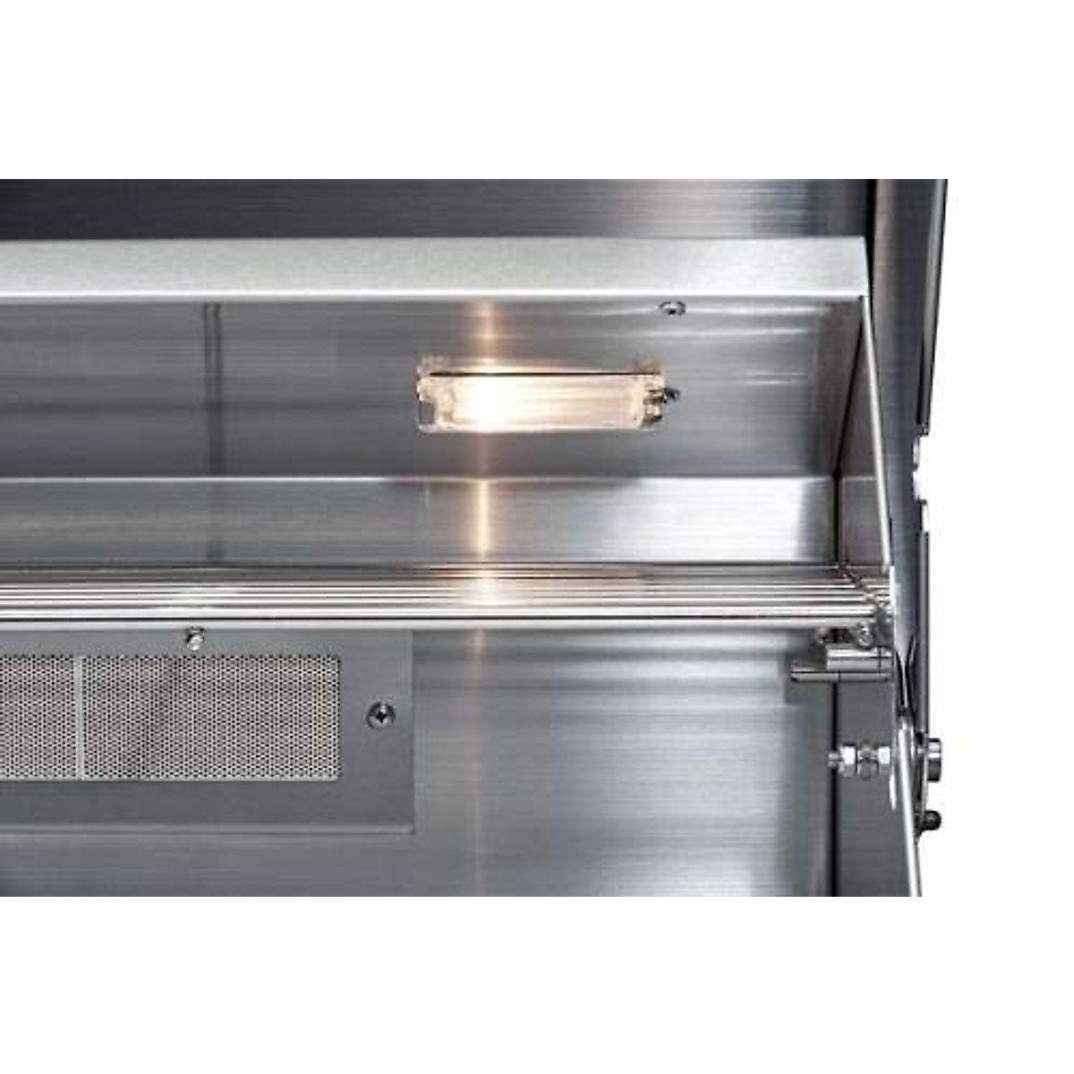 42" SS Built-In Gas Grill w/4 Burner, Work Light and LED Controls - NG