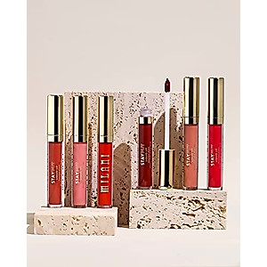 Milani Stay Put Longwear Liquid Lipstick - Smudge-Proof, Kiss-Proof, and Fade-Resistant Formula for All-Day Wear - We Stan