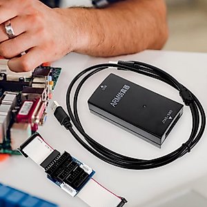 Scicalife USB JTAG Emulator Debugger Programmer V9 ARM Emulator High-Speed Download Black Adapter Board
