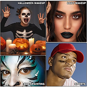 CAHIUYOA Eye Black Stick for Sports,Professional Eyeblack Sports Football Baseball Softball Eye Black Face Body Paint Stick Makeup