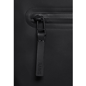 RAINS Rolltop Rucksack - Black