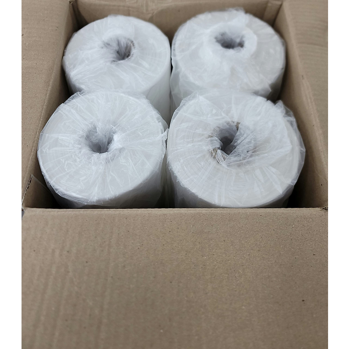 12" x 20" Large Plastic Produce Bag 4 Rolls, 3000 COUNT Made in India HDPE, Durable Clear Food Storage Saver for Fruit Vegetable Bakery Snack Grocery Bags